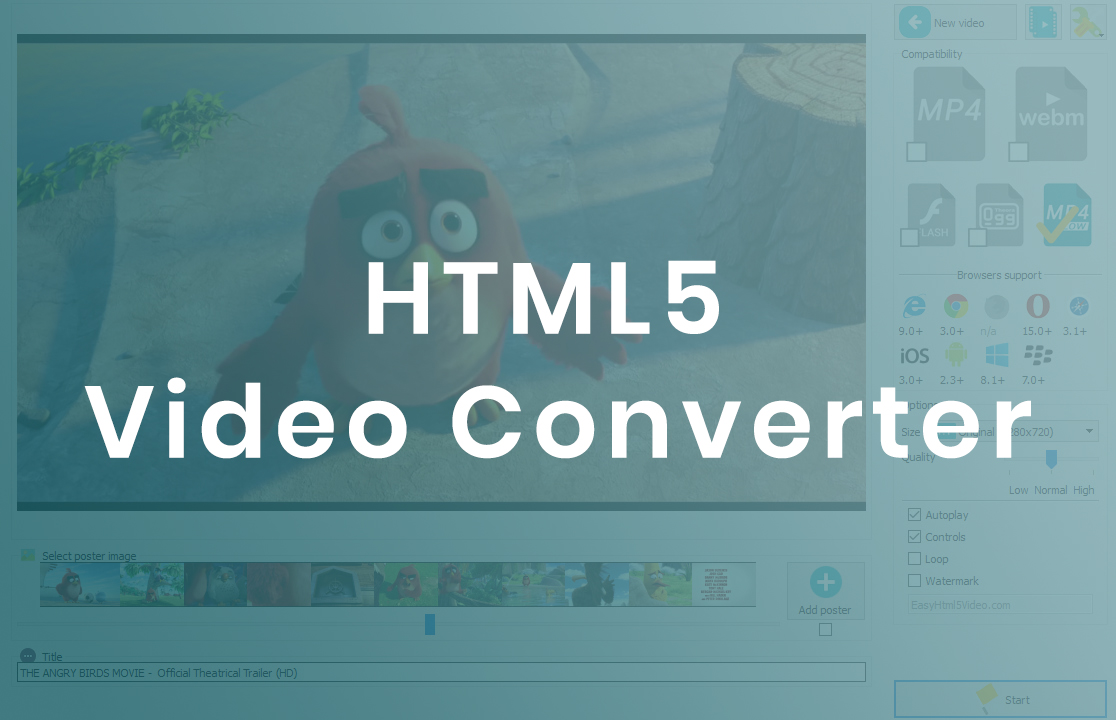 Best MP4 To HTML5 Generator Overview